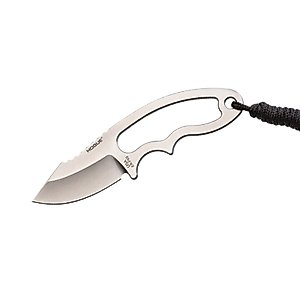 Hogue 35370 EXF03 Neck 2.25" Knife, Clip Pt., Tumble Finish, Black Sheath