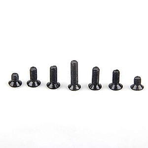 NLXTXQC 500Pcs M2 M2.5 M3 Cross Flat Head Screw Laptop Notebook Computer Screws with Screwdriver Assortment Kit