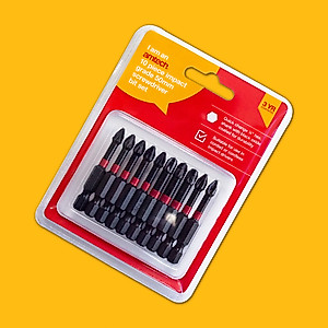 Amtech L2395 10 Piece Impact Screwdriver bit Set