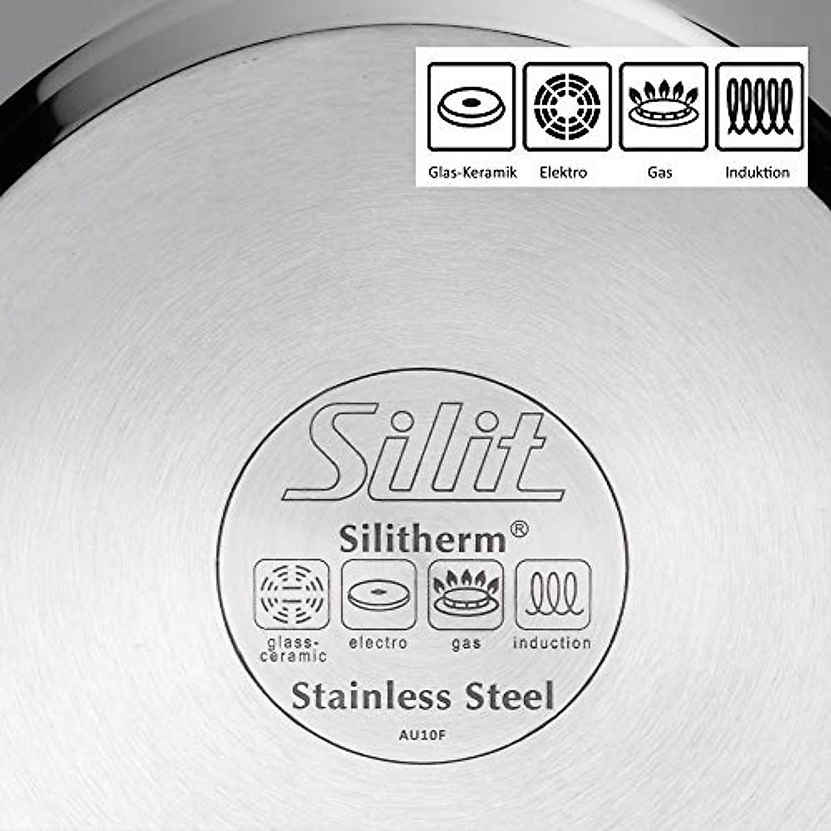 Silit Wuhan original Wok pan, Large, Silver