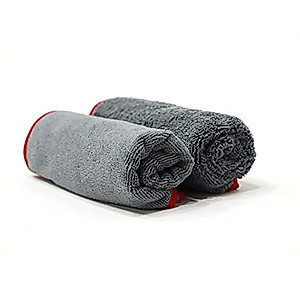 PZLZY High Microfiber Cleaning Car Detailing Supplies Absorbent Wash Car Drying Towel (16 Inch x 16 Inch) (Pack of 12)