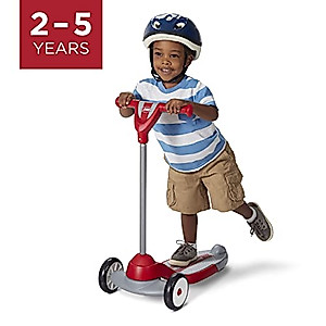 Radio Flyer My 1st Scooter, Kids and Toddler 3 Wheel Scooter, Red Kick Scooter, For Ages 2-5 Years (Amazon Exclusive)