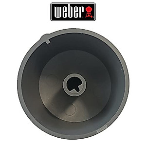 Weber 30125801 Gray Side Burner Knob for Specific Genesis Grills