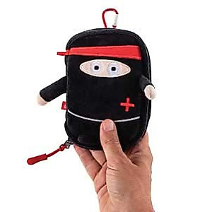 Owie Ninja Small Mini Compact First Aid Kit for Parents on The Go and Hanging in a Diaper Bag, Travel, Purse or Use it at Home or Outdoor