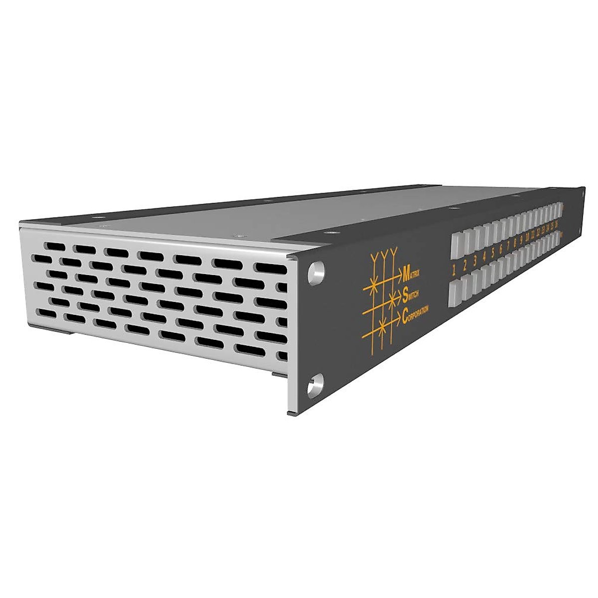 MSC-XD0816L Matrix Switch 8 Input 16 Output 3G-SDI Video Router with Button Panel