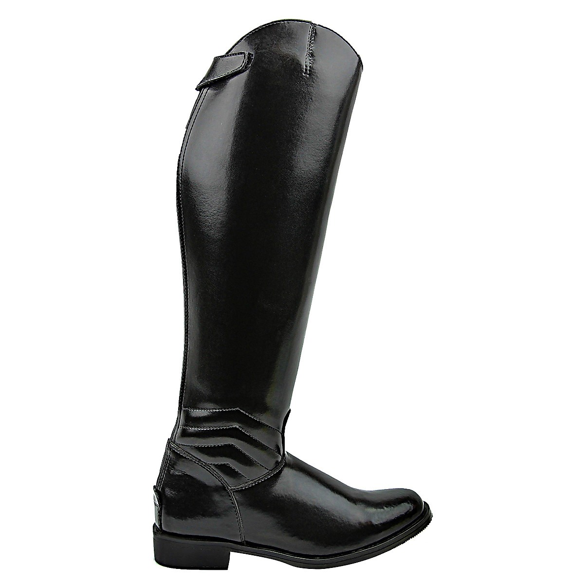 Hispar Women Ladies Elegant Dress Dressage Boots with Zipper Riding English Equestrian - Black 9.5 Plus Calf