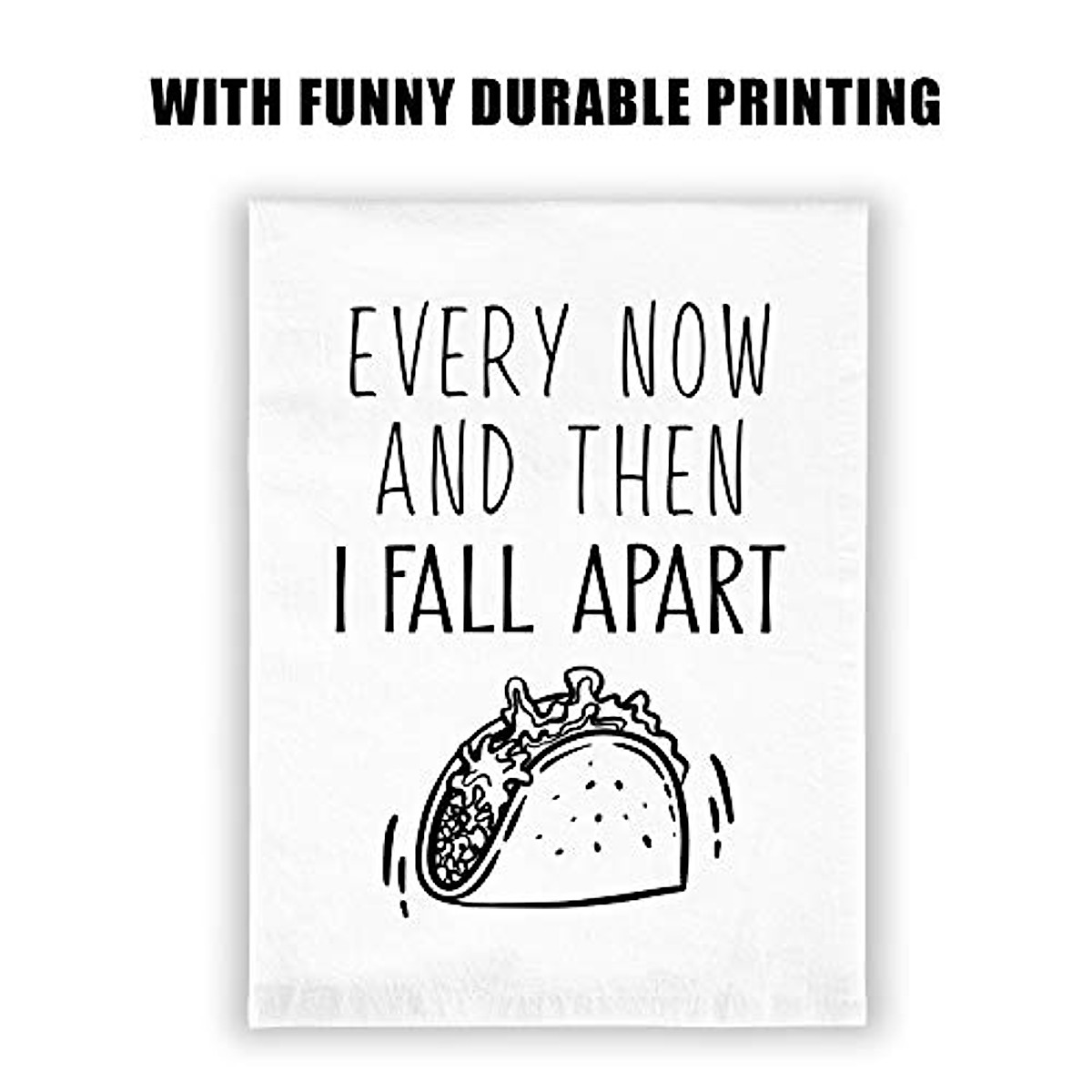 Miracu Funny Kitchen Towels Decorative Set of 4 - Flour Sack Dish Towels for Women, Fun Hand Towel, Tea Towels for Kitchen, Cute Mothers Day, House Warming Gift, Housewarming Gifts for New House Home