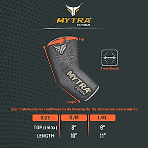 Mytra Fusion Elbow Brace Elbow Protector Arm Protector Farabi Elbow Brace Support Injury Relief Elasticated Elbow Support Sleeve Tennis Elbow, Golfers Elbow, Arthritis, Injury Recovery Elbow Support