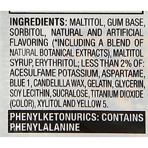 Dentyne Pure Gum, Mint with Melon Accents, 3-Count Packs (Pack of 5)