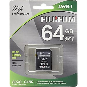 Fujifilm High Performance - Flash Memory Card - 64 GB - SDXC UHS-I (600013604)