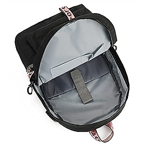 SPIRTUDE Spy x Family Backpack for School Anya Forger Bookbag Anime Backpacks with USB Charging Port, 17inch (B)