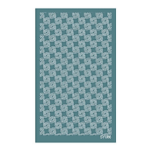 Clay Stencils Flower Style Non Adhesive Silk Screen Printing Stencils Reusable Mesh Stencils Transfer for Earring Making