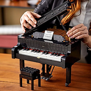 LEGO Ideas Grand Piano 21323 Model Building Set for Adults, Collectible Home Décor Kit, Gift for Music Lovers with Motor and Power Functions