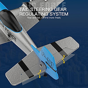 RC Airplane,3 Channel Remote Control Airplane RTF,Ease of Flight RC Plane with Gyro,Stable to Flight Remote Control Plane for Kids Boys Beginner Adults