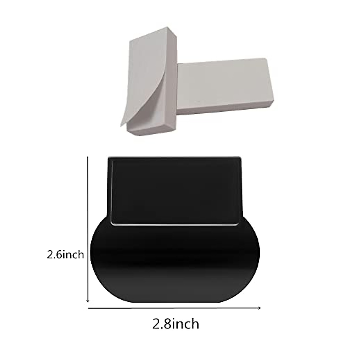 Toilet seat Lifter, Toilet seat Handle Cover Lifter, Toilet seat Frame Lifting Tool, Toilet seat Lifter Label. Toilet for Home, Hotel, Office, Restaurant (8 Pieces)