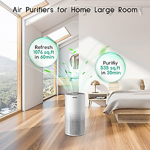 Afloia Air Purifiers, Normal and Smart WiFi Air Purifiers for Home Large Room