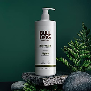 BULLDOG Mens Skincare and Grooming Body Wash, Alpine, 16.9 Fluid Ounce