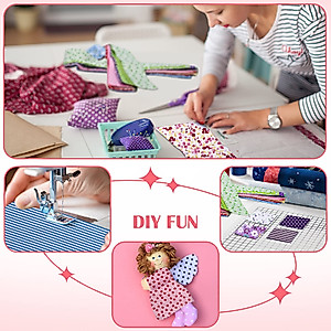 40 Pcs Floral Cotton Fabric Patchwork Roll Cotton Quilting Fabric Roll up Cotton Fabric Quilting Strips 2.55 Inch Precut Patchwork Roll for Craft Sewing DIY Crafts (Stripe Floral)