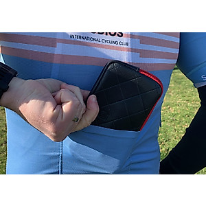 SILCA Borsa ECO | Water Resistant Travel Wallet | Jersey Pocket Wallet | Single Pocket Essentials Phone Pouch | Bike Travel Cases | Riding Wallet | Cycling Wallet
