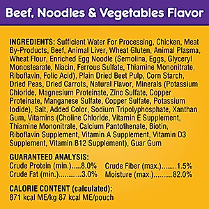 PEDIGREE CHOICE CUTS IN GRAVY Adult Soft Wet Dog Food 24-Count Variety Pack, 3.5 oz Pouches