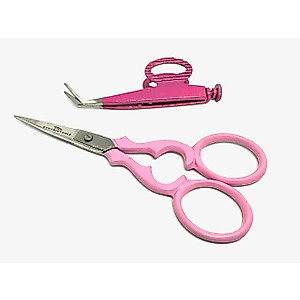 MS TOOLZ 2-PCS Pink and Purple Sidehopper Assorted Jump Stitch Scissor