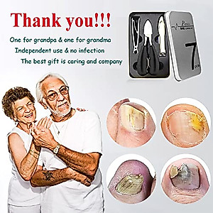 Thick Nail Clippers, Toe Nail Clippers for Thick Nail Toenail Ingrown Podiatrist for Men Adult Seniors