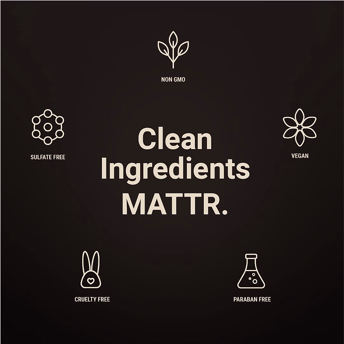 MATTR Beard/Brow Fix - Cosmetic Solutions for Men - Hair Filler and Growth Promoting Dye for Patchy Beards, Grey Hair Coverage, Hairlines & Eyebrows - Vegan Makeup - Travel-Size Jar - 15g (Brown)