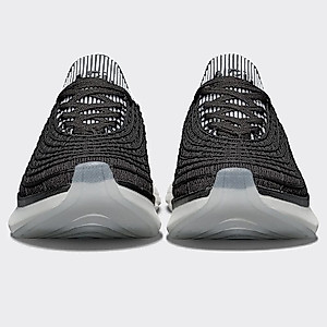APL: Athletic Propulsion Labs Men's Techloom Zipline, Black/White/Ribbed, 10