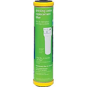 GE FXULC Drinking Water System Replacement Filter White, 9.00 x 2.00 x 2.00 inches
