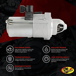 DB Electrical 410-54248R Remanufactured Starter Compatible With/Replacement For 2013-17 Honda Accord 12V, Cw, 9-Tooth, 31200-5A2-A51