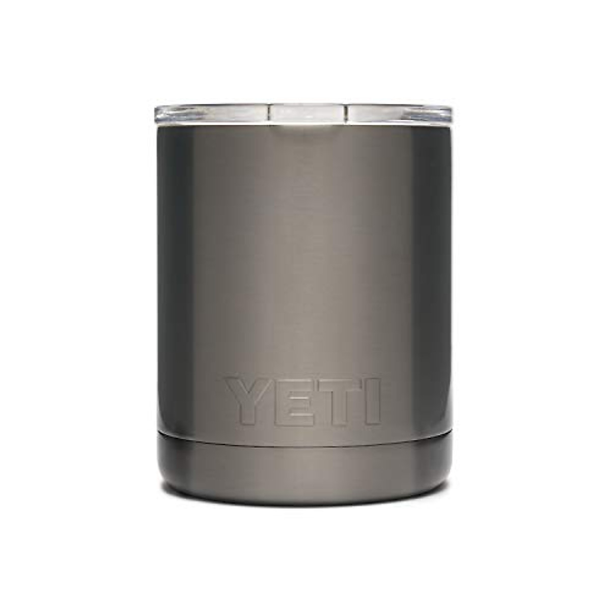 YETI Rambler 10 oz Lowball, Vacuum Insulated, Stainless Steel with Standard Lid, Graphite
