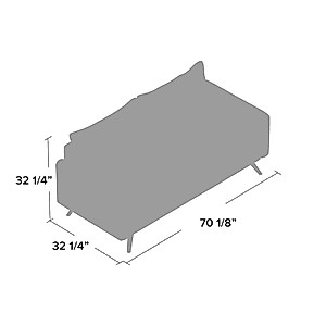 Mcelhaney 70.1" Round Arm Sofa
