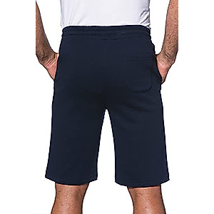 JP 1880 Menswear Big & Tall Plus Size L-8XL JP Logo Comfy Sweat Shorts Navy Blue XXXX-Large 702636 70