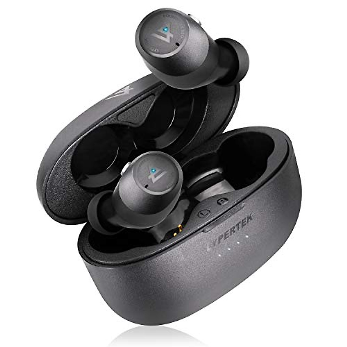 LYPERTEK SoundFree S20 - True Wireless in-Ear Headphone with QuickConnect, Wireless Charging, Ambient Sound, IPX5, 8+40h Playtime, Black