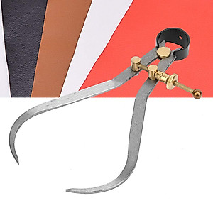 Outside Spring Caliper, Boomerang Leg External Caliper Divider Set with Copper Fitting, Spring Caliper for Woodworking Turning Lathe Projects(190mm / 7.5in)