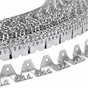 BayTrim Flex-Grip, Curve Ease- 100 ft Flexible Metal Tack Strip Three-Tooth Upholstery