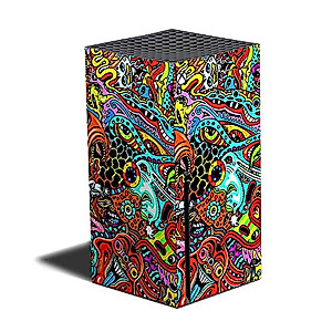 MightySkins Skin Compatible with Xbox Series X - Acid Trippy | Protective, Durable, and Unique Vinyl Decal wrap Cover | Easy to Apply and Change Styles | Made in The USA (MIXBSERX-Acid Trippy)