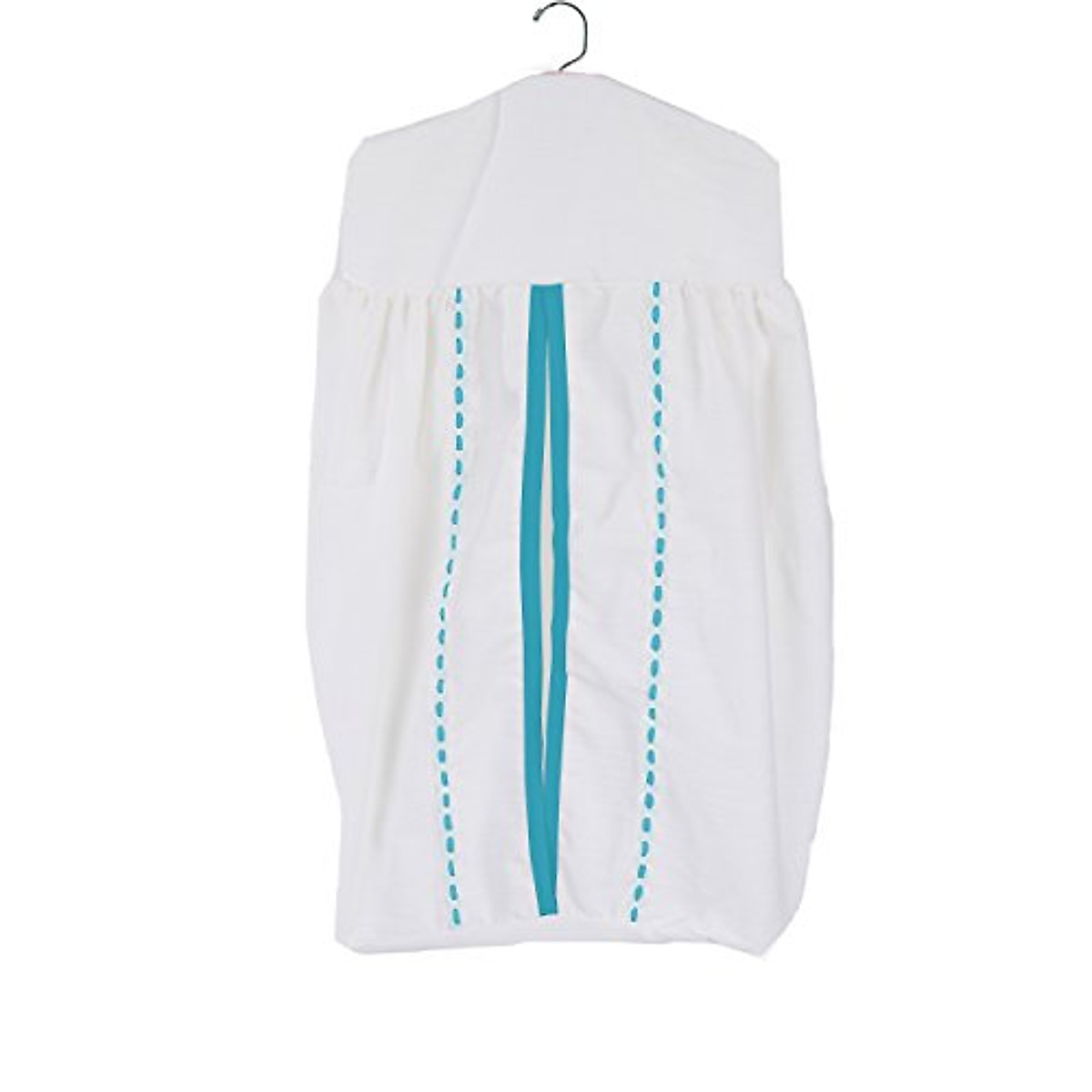 Baby Doll Bedding Unique Diaper Stacker, Aqua