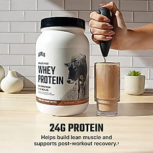 Levels Grass Fed 100% Whey Protein, No GMOs, Chocolate Peanut Butter, 2LB