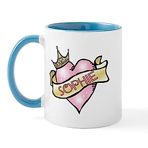 CafePress Sweetheart Sophie Custom Princess Mug Ceramic Coffee Mug, Tea Cup 11 oz