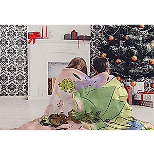 Northwest Princess and The Frog Micro Raschel Throw Blanket, 46" x 60", Blossoming Tiana