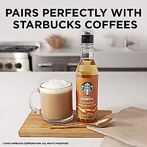 Starbucks Naturally Flavored Caramel Coffee Syrup, 12.17 fl oz. (Pack of 2)