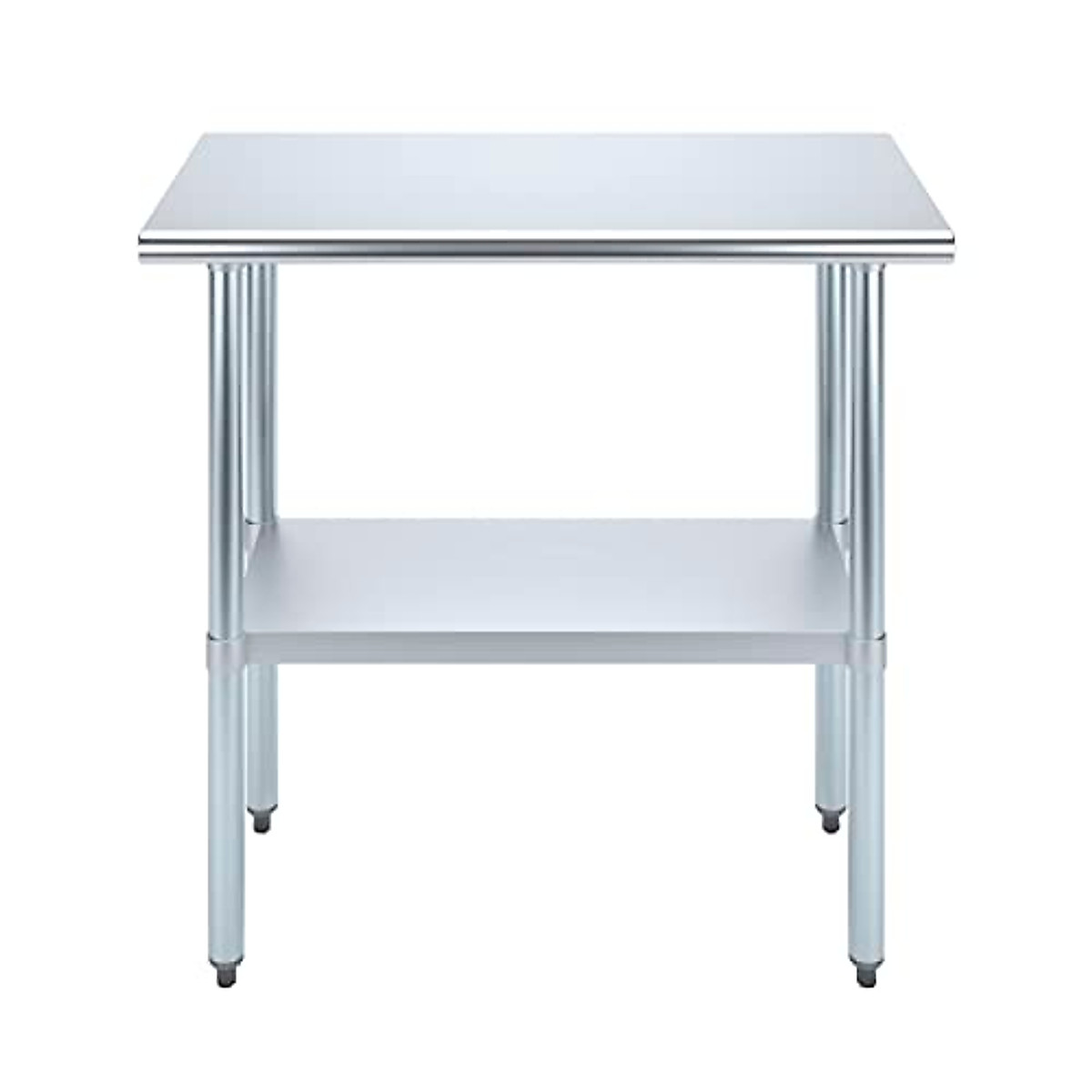 18" X 36" AmGood Stainless Steel Work Table | NSF Metal Prep Table | Commercial & Residential Kitchen Laundry Garage Utility Bench
