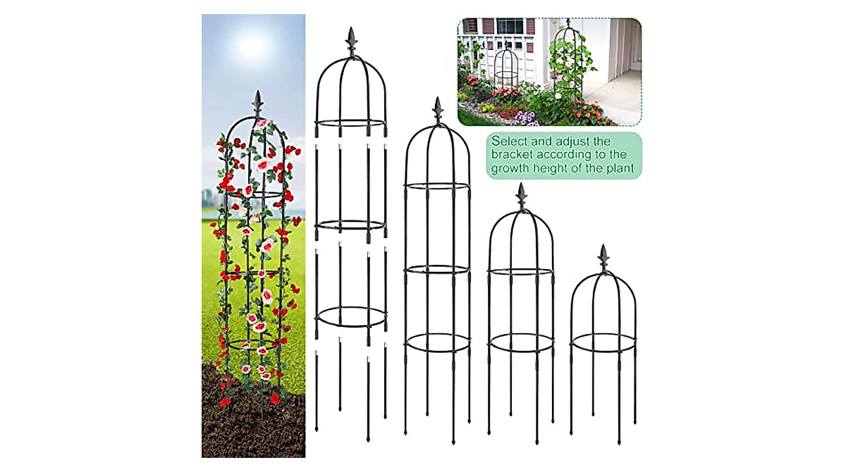 Deaunbr 6FT Plant Cages - Heavy Duty Garden Support