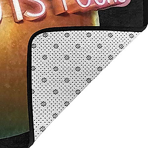 Vacu Al Pacino Scar-face The World is Yours Area Rug Carpet Non-Slip Large Floor Mat, Soft Fuzzy Indoor Carpet Bedside Rug for Kids Nursery Boys Girls Bedroom Living Room Dorm Home Decor Mat 63*48