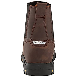 Cat Footwear Men's Wheelbase Steel Toe Work Boot, Clay, 10.5 Wide