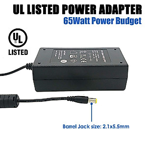 iCreatin 8-Port Passive Power Over Ethernet PoE+ Injector Adapter with 48V 65W Power Supply for 8 POE Enabled IP Camera, VOIP Phones, Access Points and More, 10/100Mbps