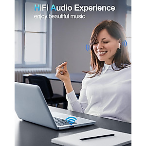 ZEXMTE USB Bluetooth Adapter for PC, 5.4 Bluetooth Dongle, Long Range Bluetooth Transmitter&Receiver, Plug-and-Play for Desktop, Laptop, Mouse, Keyboard, Headsets, Speakers Support Windows 11/10/8.1/7