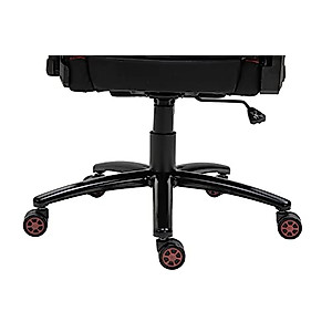 walsport Reclining Gaming Chair with Footrest High Back Computer Chair Back Support Office Chair Ergonomic Video Game Chairs for Teens Gtracing Gaming Chair (Black-Red)