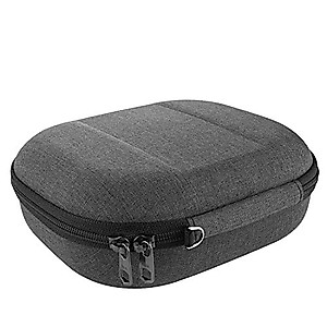 Geekria Shield Headphones Case Compatible with Audio-Technica ATH-SR50BT, ATH-SR30BT, ATH-ANC900BT Case, Replacement Hard Shell Travel Carrying Bag with Cable Storage (Dark Grey)